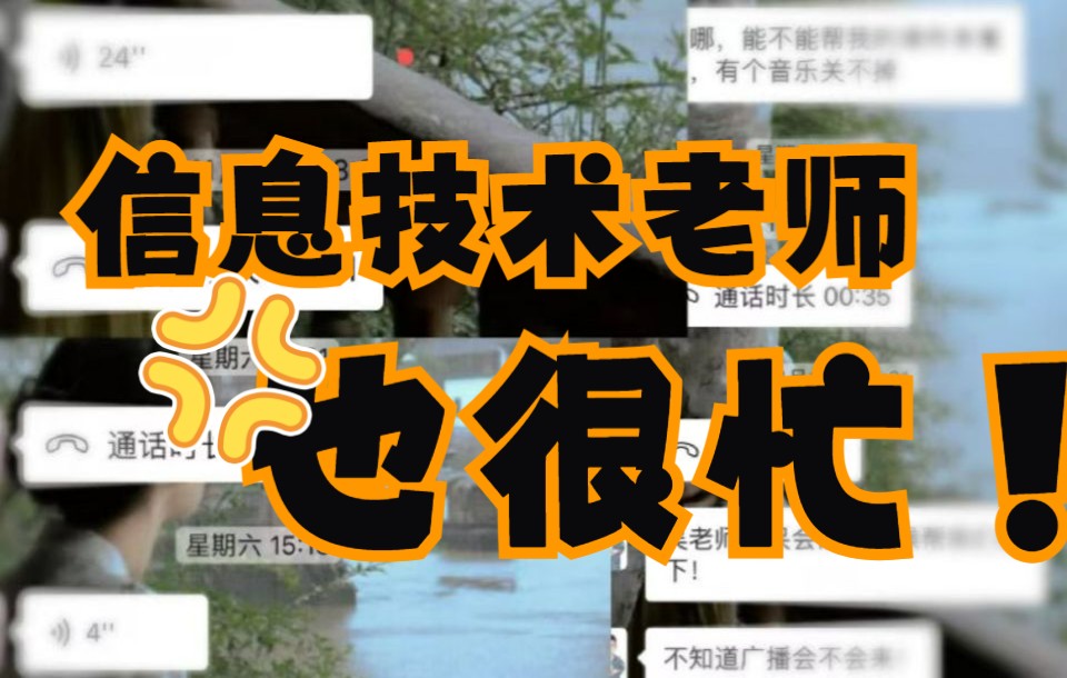 信息技术教师在学校中的多元化(打杂)作用