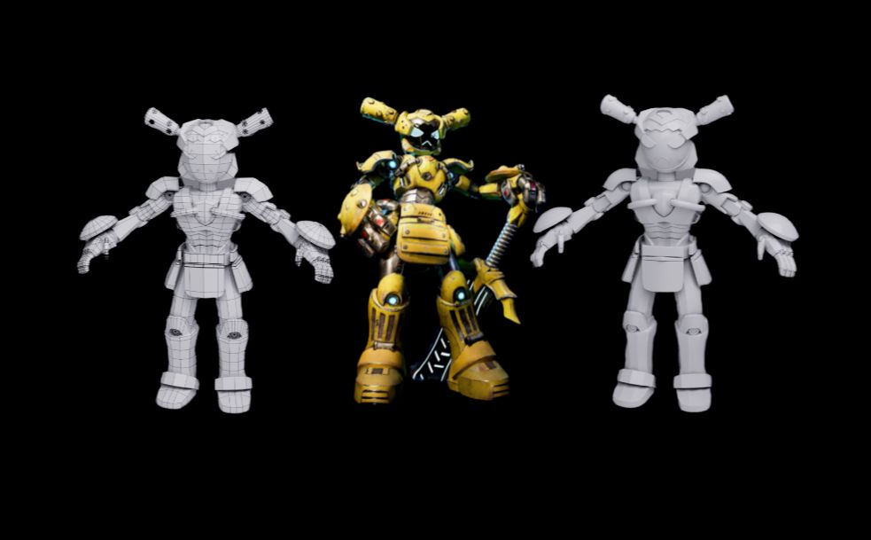 【Maya建模】2小时超详细机器人模型布线技巧与思路教学。Maya...