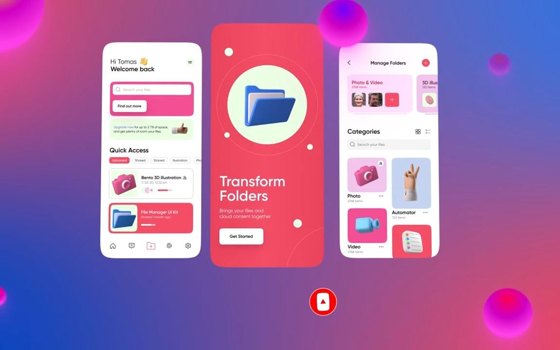 【UI/UX教程】 Figma 中的文件管理器应用程序 UI 设计