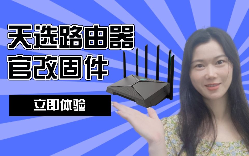 天选路由器官改固件体验