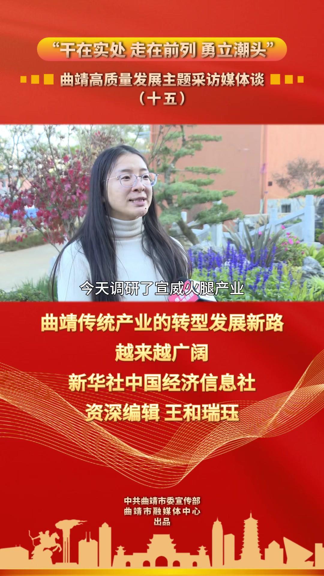 ...(十五)|新华社中国经济信息社资深编辑王和瑞珏:曲靖传统产业的转型...