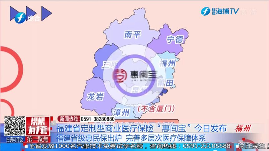 福建省定制型商业医疗保险“惠闽宝 ”发布