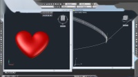 CAD三维建模曲面建模实例心的制作方法