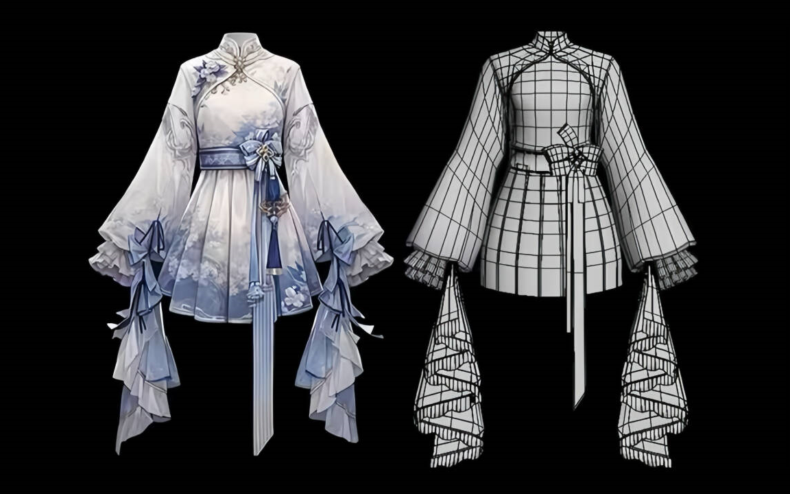 【3DMAX建模教程】3DMAX游戏角色服饰全流程案例教程!手把手教...