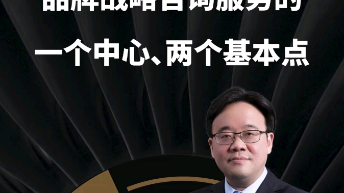 品牌战略咨询服务的一个中心、两个基本点