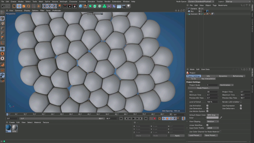 C4D如何制作细胞模型(存)