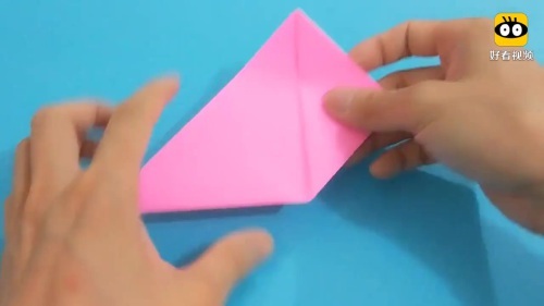 看着实在丑萌的书签折纸,简单又有点可爱,手工折纸视频教程