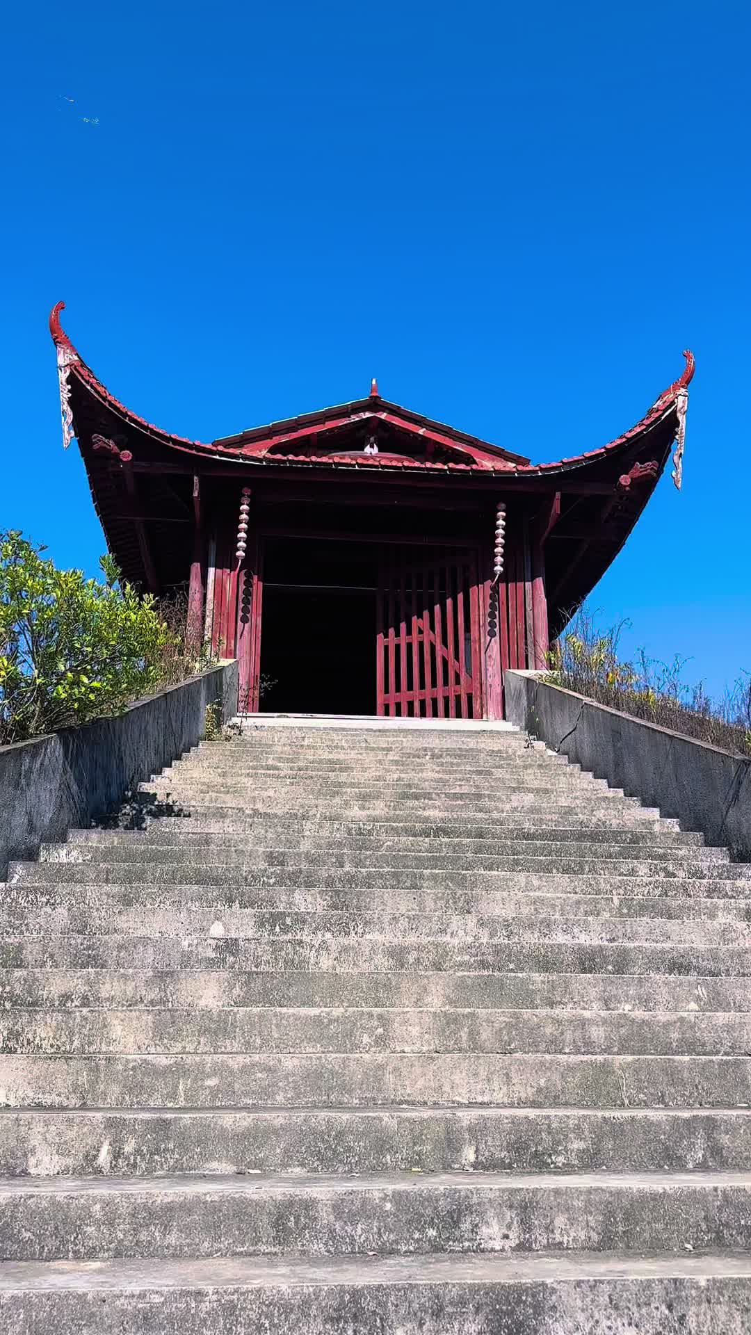 静下心来走走逛逛,欣赏家乡风土景色,木质结构风水桥!#古建筑之美 #...