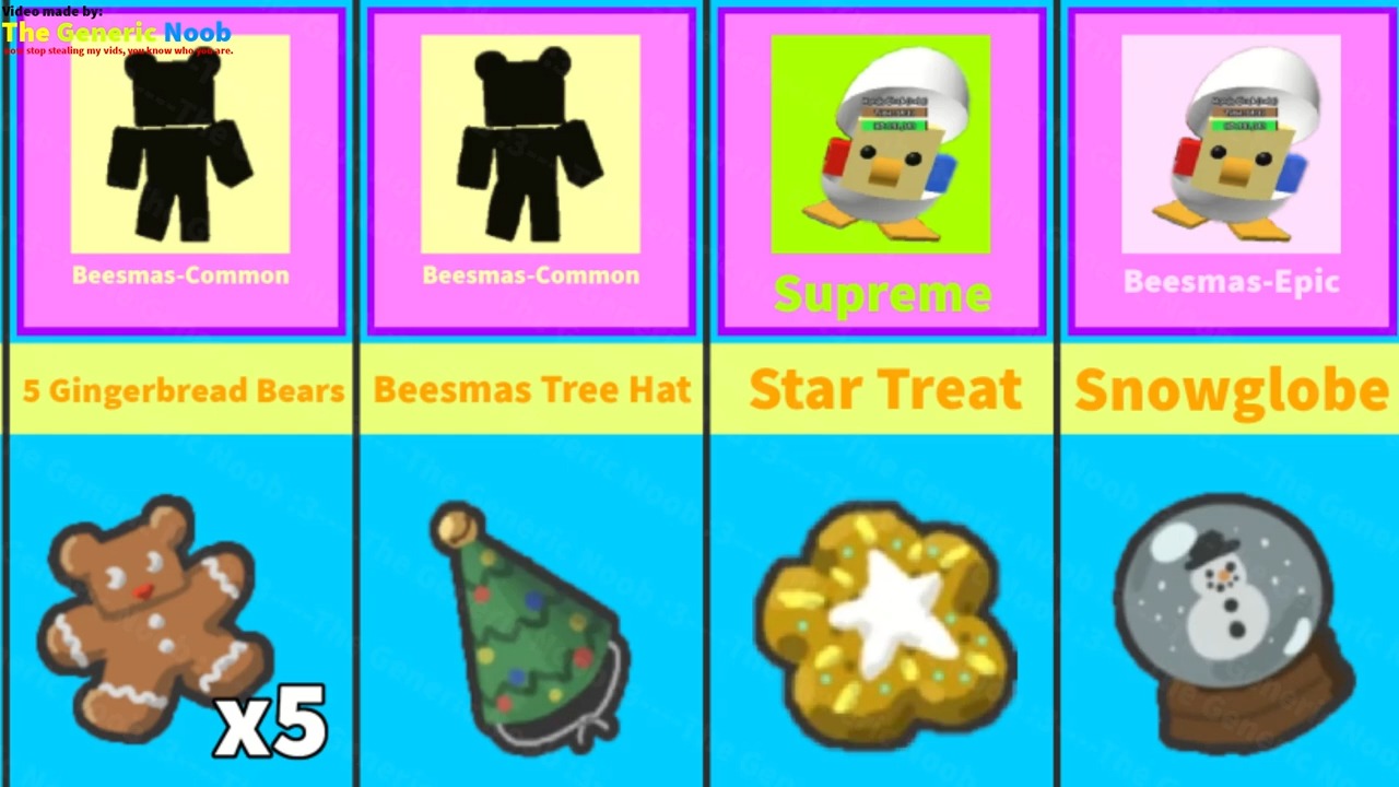 [搬运][roblox bee swarm simulator 蜂群模拟器]全生物的稀有掉落物