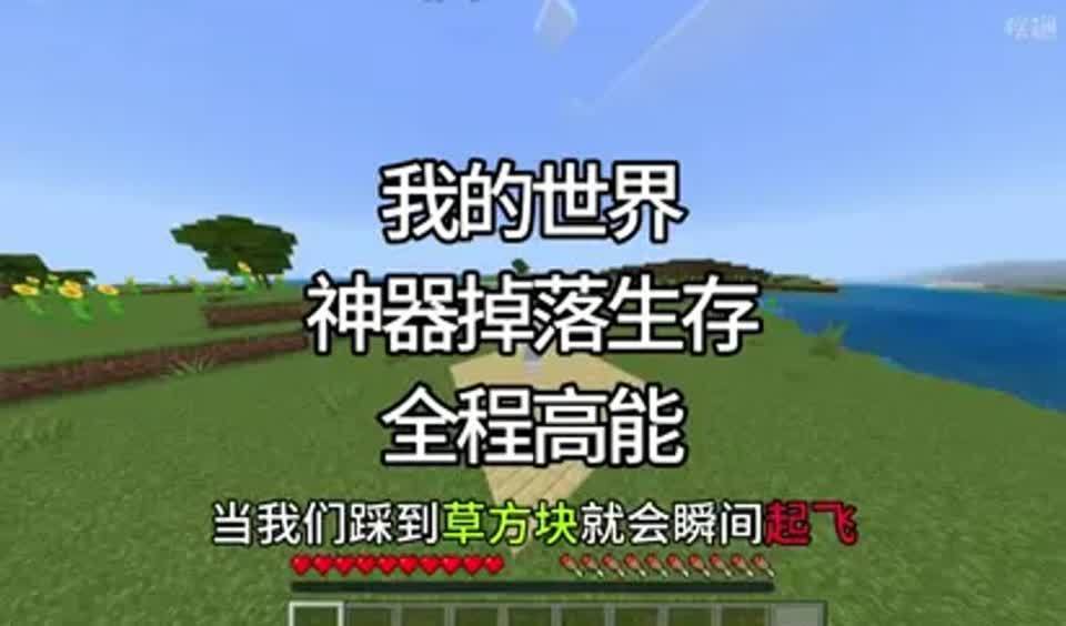 【我的世界】当我们踩到草方块就会直接起飞 并且挖掘木头就会随机...
