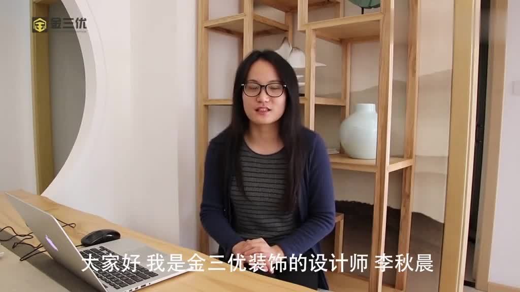 室内装修设计,巧改厨房卫生间门洞位置,空间利用最大.