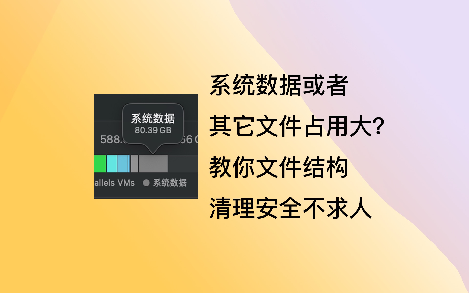 【Mac进阶】2-1 macOS文件结构,安全清理缓存和过期的私人文件,含...