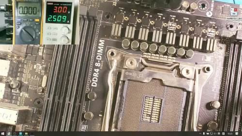 主板维修教程:这种故障很奇怪,有电压没有波形,引起掉电