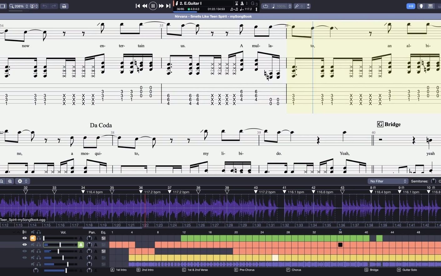 Guitar Pro8免费中文版本打谱软件重磅更新