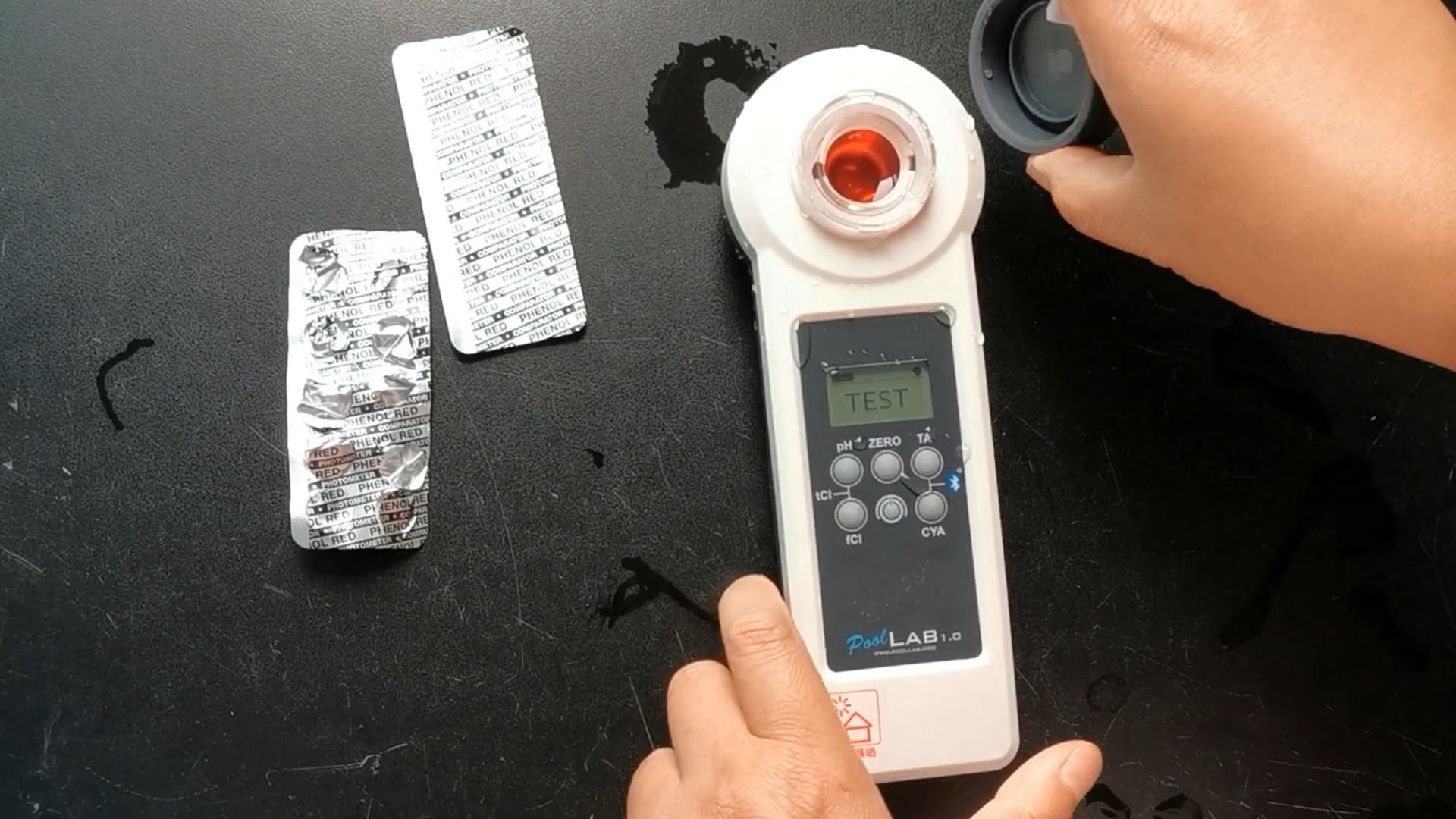 普量水质检测仪快速测泳池ph值操作步骤教程