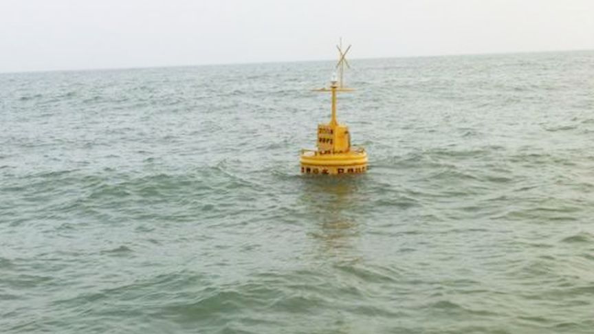 中国在黄海布设8座浮标 青瓦台慌了臆测中国在海上搞监控