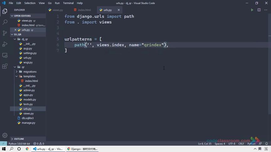 django 十分钟制作一个在线名片二维码名片生成器,实用练手项目