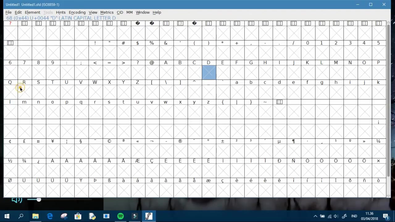 开源字体设计软件-FontForge (设计自己的字体,再也不用担心侵权)