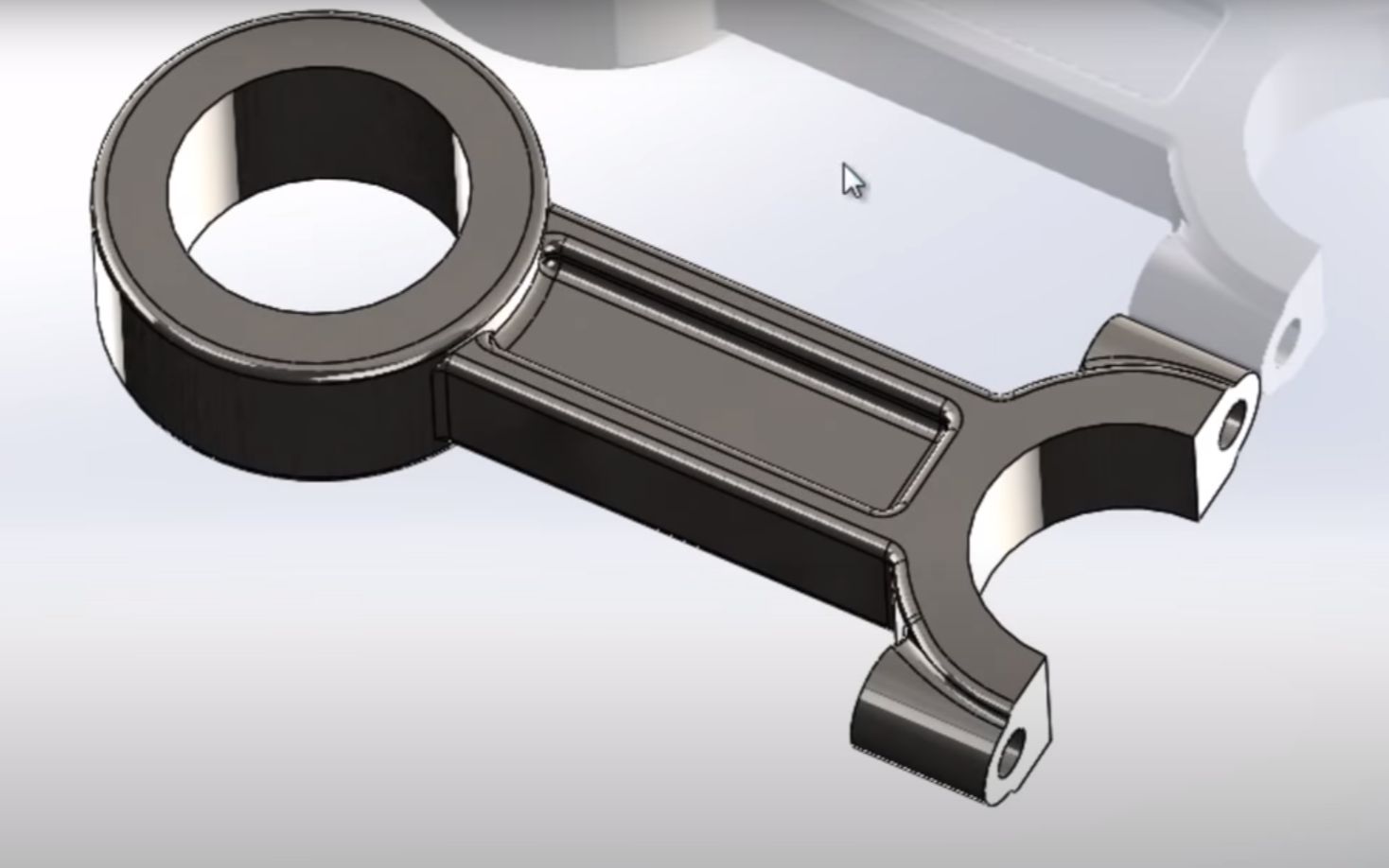 SolidWorks教程案例13 - 活塞连杆设计绘制