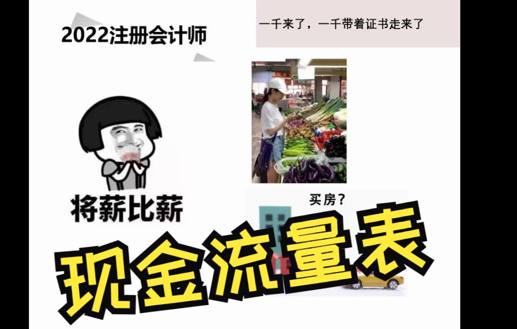 注册会计师财顾-现金流量表