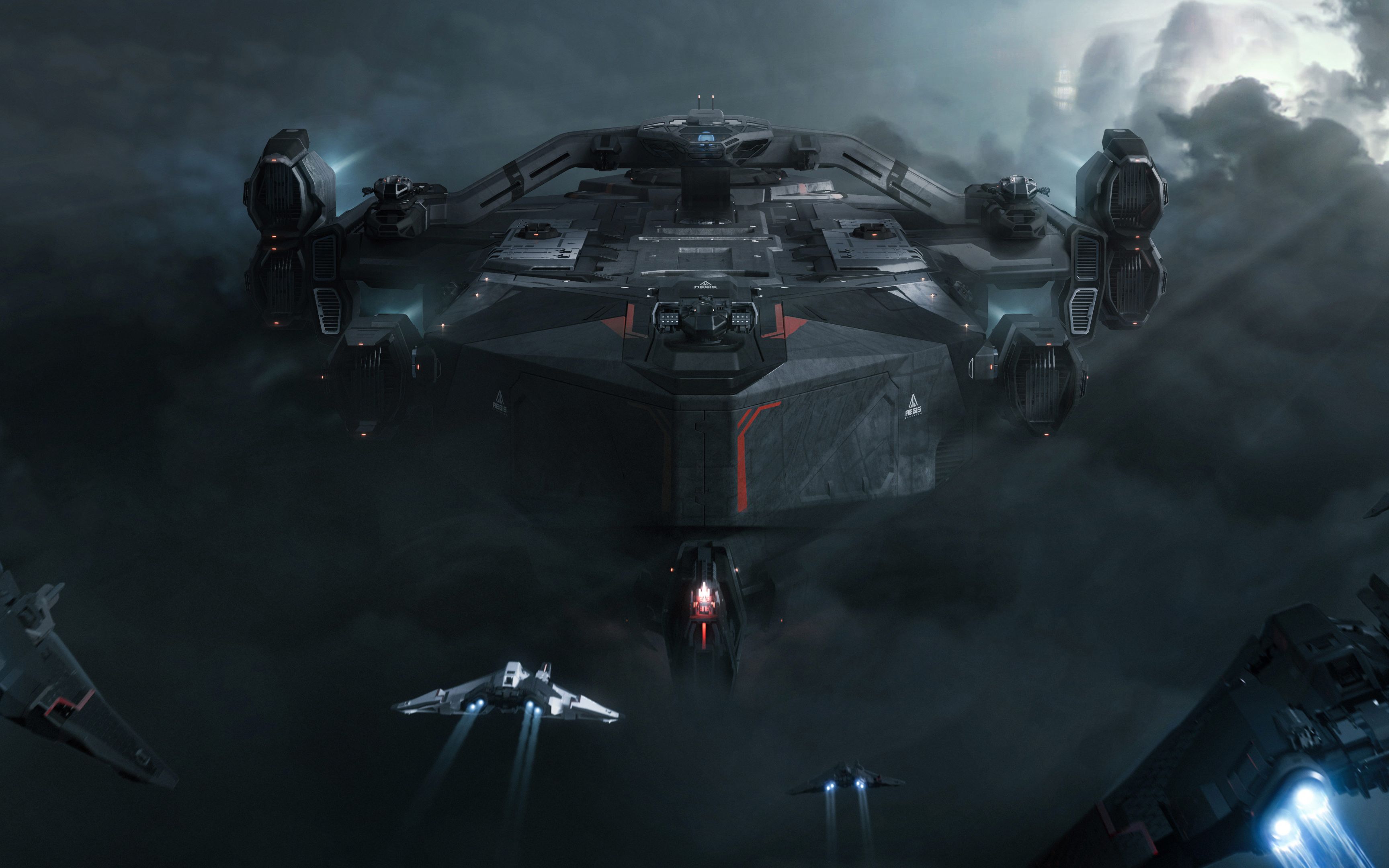 【星际公民/Star Citizen】全舰船大小外形对比(截止2021年第1季度)