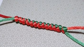 蛇结编绳结法,手链项链编绳基础入门,中国结编织入门教程