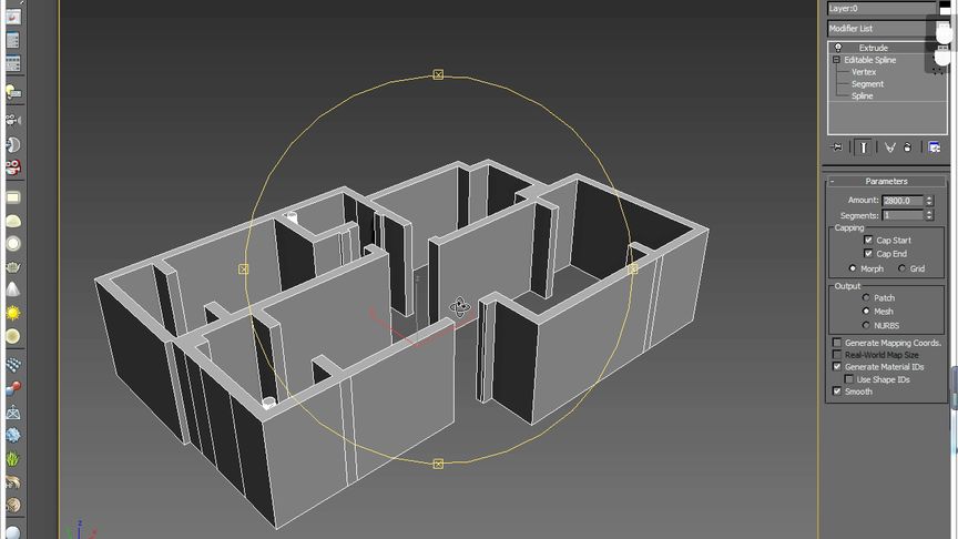 CAD导入3D超快拉伸三维模型