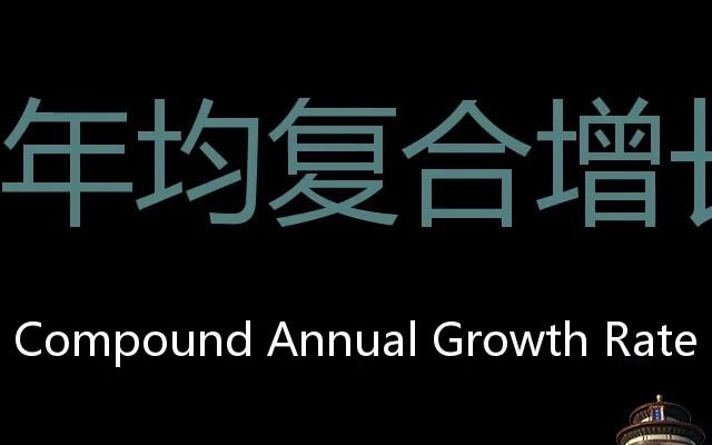 年均复合增长率 Chinese Pronunciation Compound Annual Growth Rate