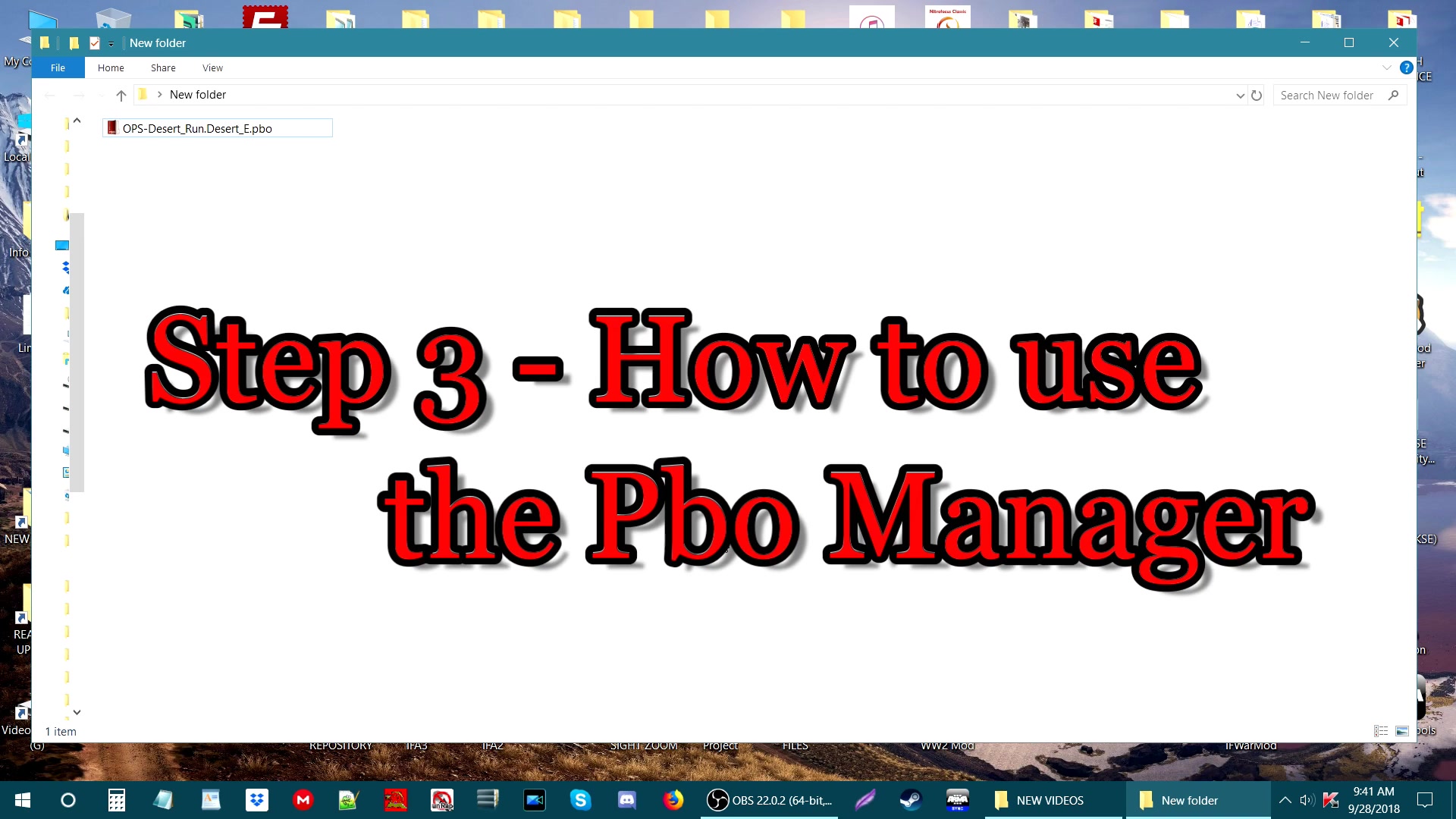 武装突袭3/Arma3 Pbo文件如何打开