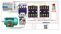 2个时间继电器怎么控制电机循环工作? 实物接线图一看就懂