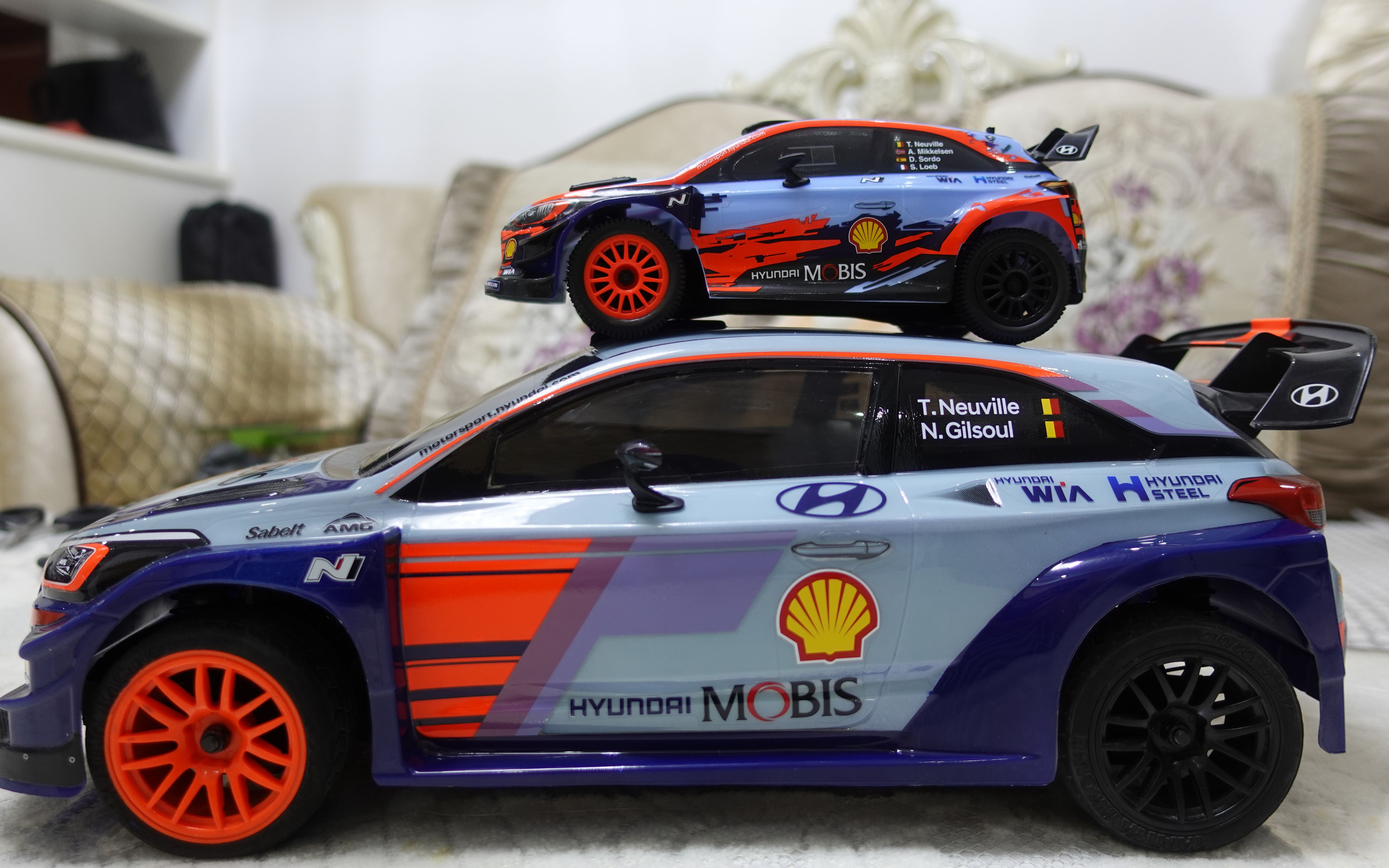 【原创】模型开箱 1/24 现代i20 WRC RC 遥控模型 赛车 拉力赛车 ...