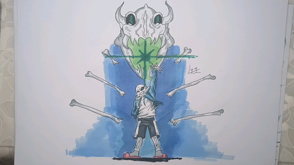 sans怎么画，sans的画法