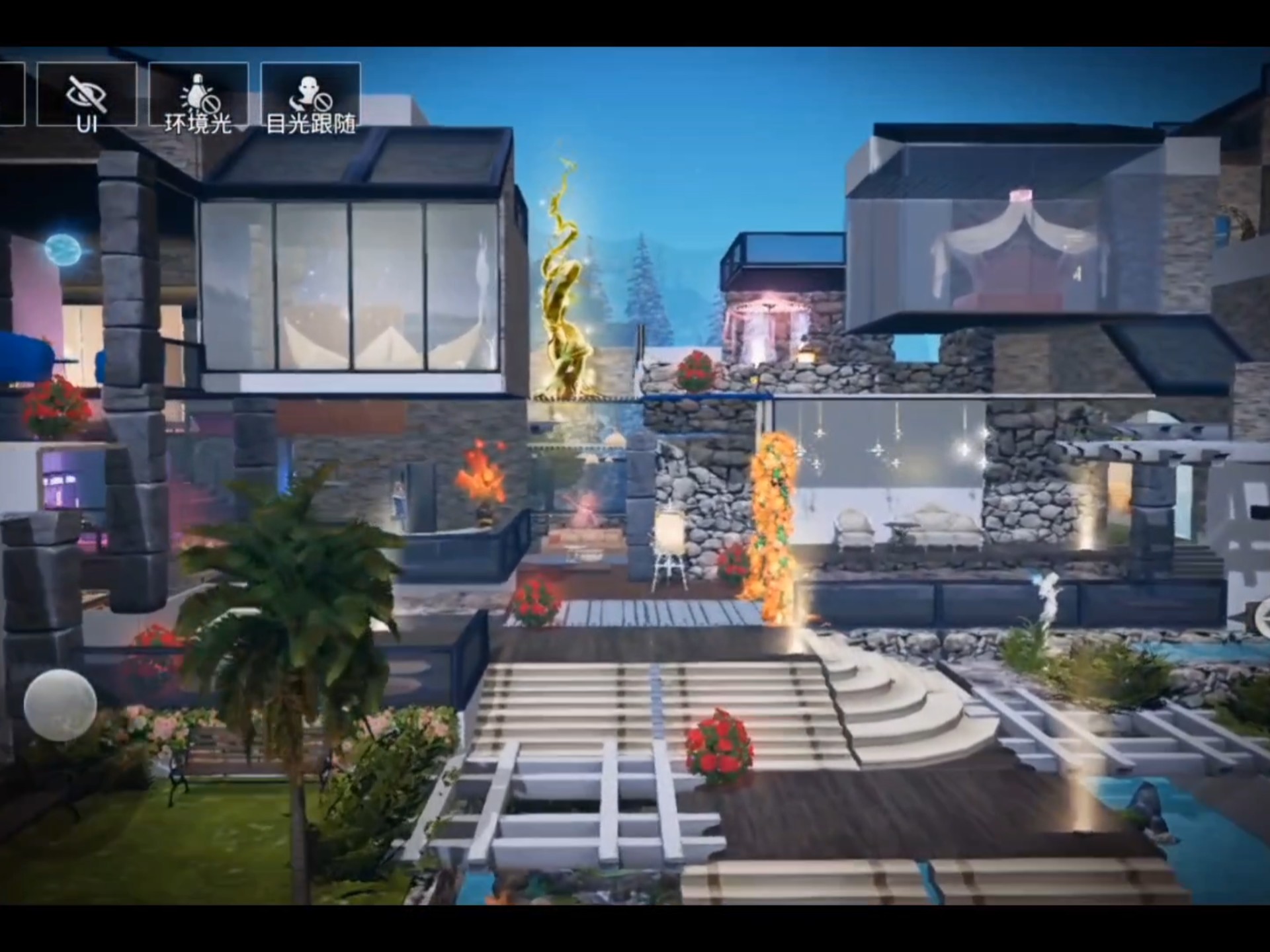 明日之后|双人大地基现代建筑,别墅带前院和田地_哔哩哔哩bilibili_明日...