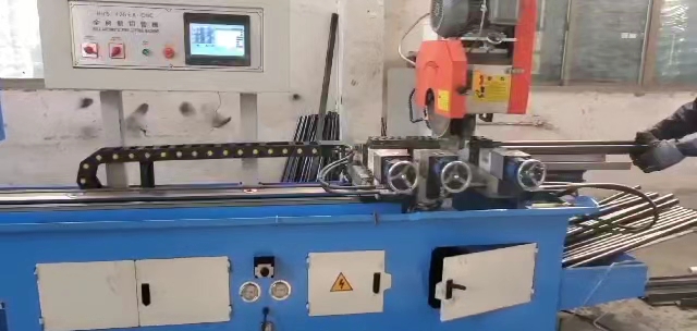 数控钢管下料机视频,自动上下料切管机视频