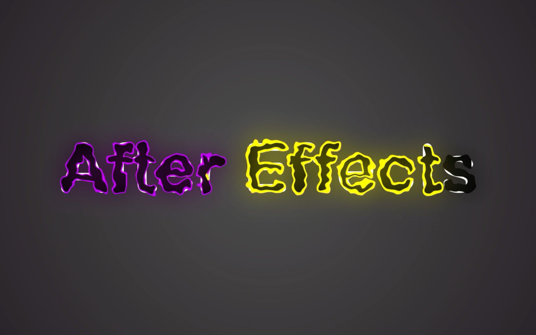 AE内置插件制作电流发光文字