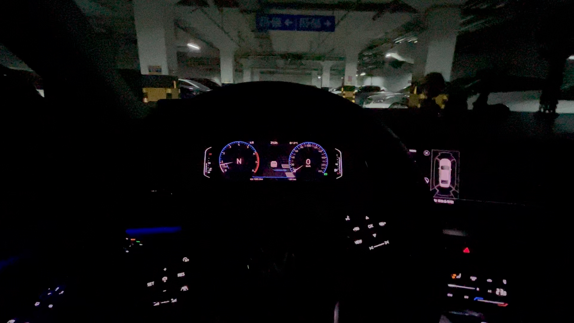 22款帕萨特自动泊车～
