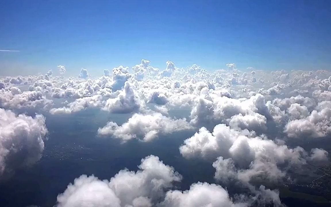 手机剪辑天空云朵视频素材特效