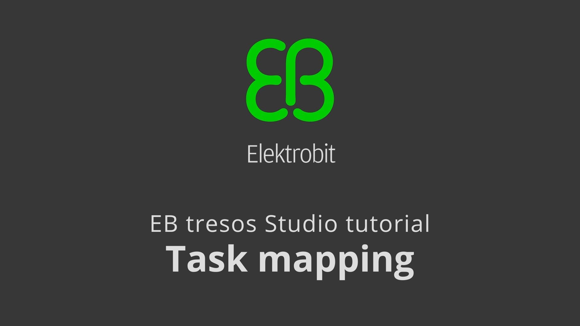EB tresos Studio教程: Task mapping