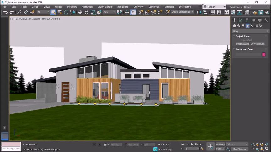 3dsmax vray室外夜景渲染hdr贴图设置