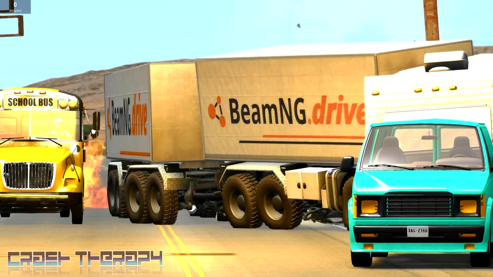 BEAMNG车祸模拟-高速撞击