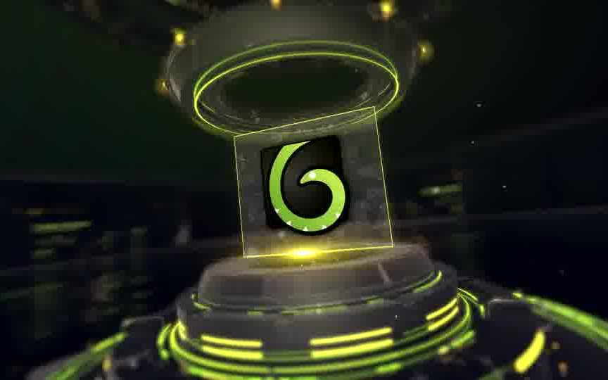 AE模板-HUD高科技片头透明玻璃效果继续结构效果的科技新闻片头