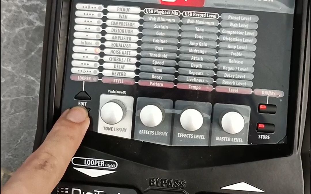 Digitech RP155效果器简单上手指南