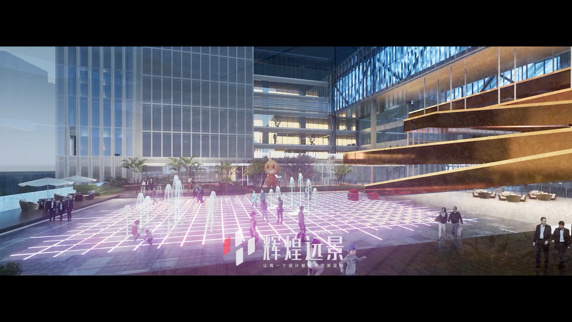 商业综合体设计3D动画