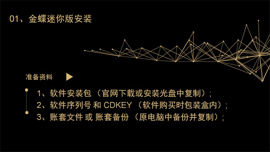 金蝶KIS迷你版教学视频自学教程