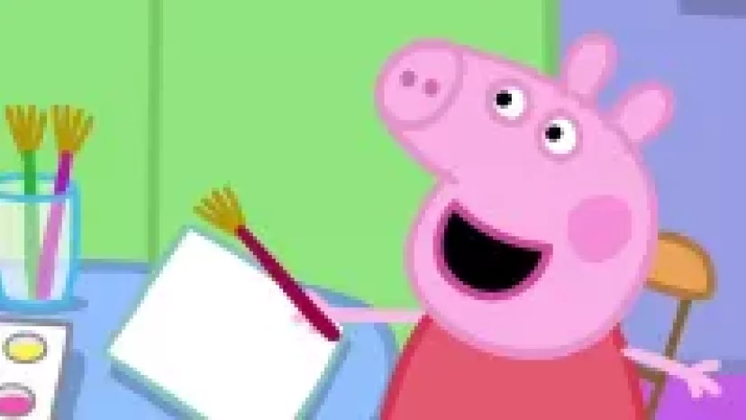 小猪佩奇全集 第6集 乔治第一天上幼儿园