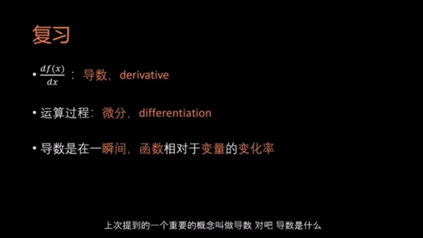 (微积分)入门—导数和切线