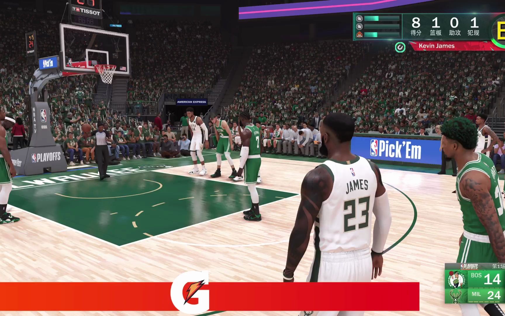 【NBA2K23】MC名人堂 当詹姆斯和字母哥联手! 詹姆斯模版纯扣将...