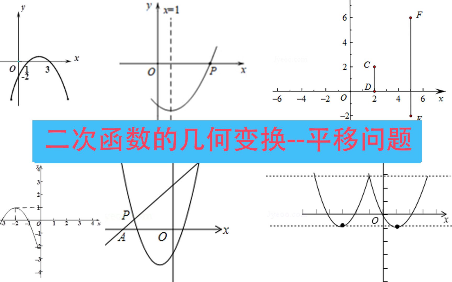 九年级数学二次函数的平移问题