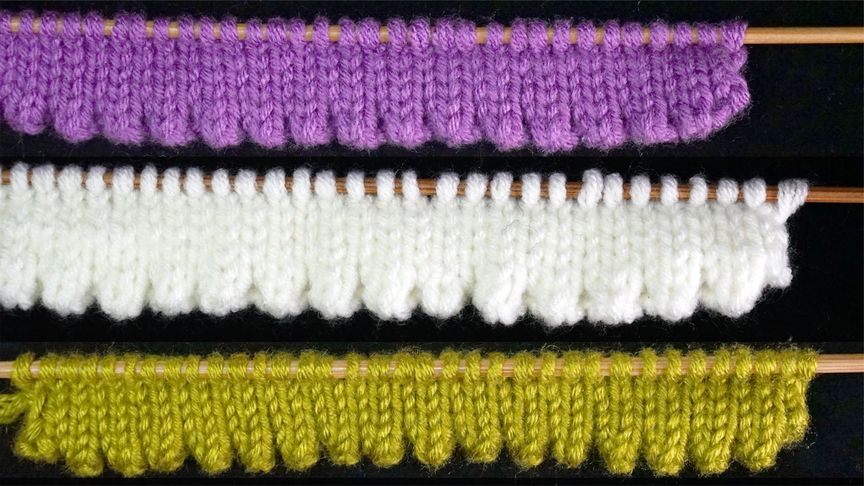 【棒针编织46期】最时尚简单的毛衣下摆编织设计图案