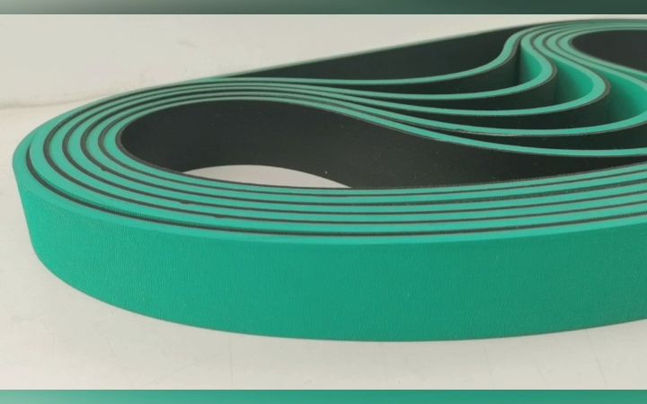 永航传动带厂家定制1530*40*8无缝绿胶的输纸平皮带可用于扑克牌...